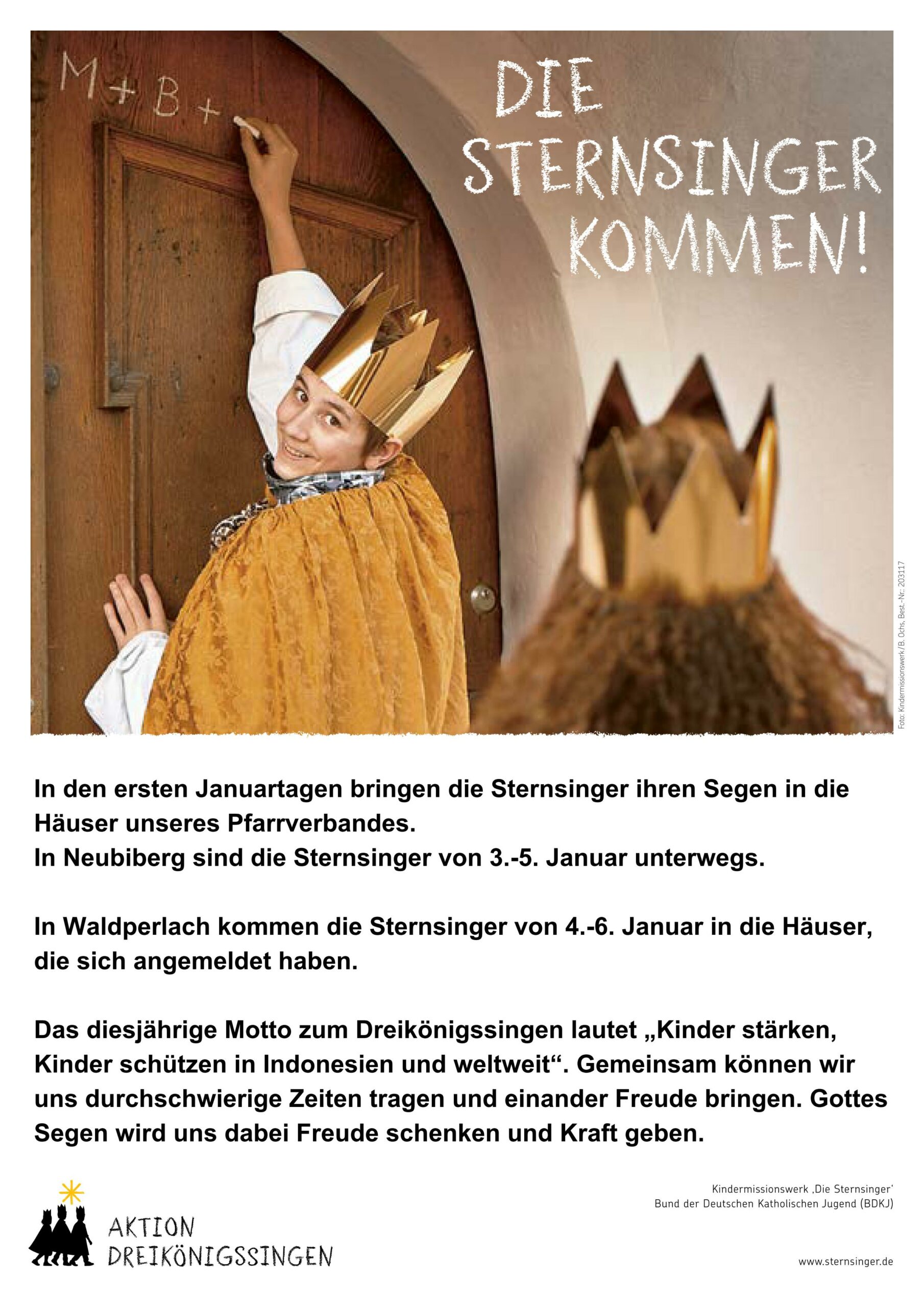 Sternsinger 2023 - Pfarrverband Neubiberg-Waldperlach